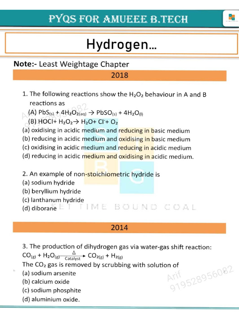 Hydrogen | PDF