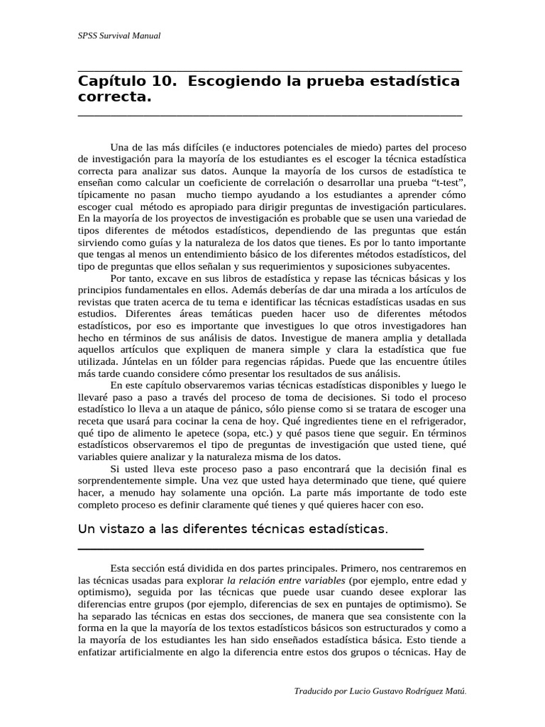 RECURSOS.traduccion Del Cap Surv | PDF | Estadísticas | Análisis de variación