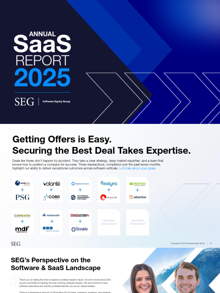2025 SaaS M&A Market Insights Report | PDF | Mergers And Acquisitions ...