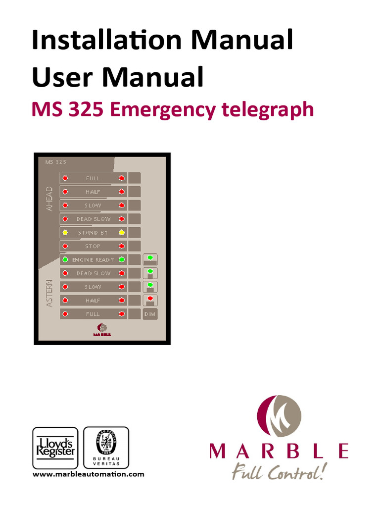 MS 325 Emergency Telegraph Manual | PDF | Electrical Connector ...