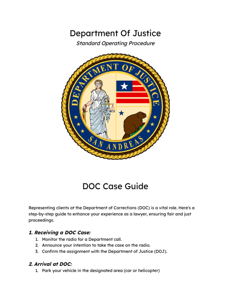 SOP for Court Case Representation | PDF | Subpoena | Affidavit