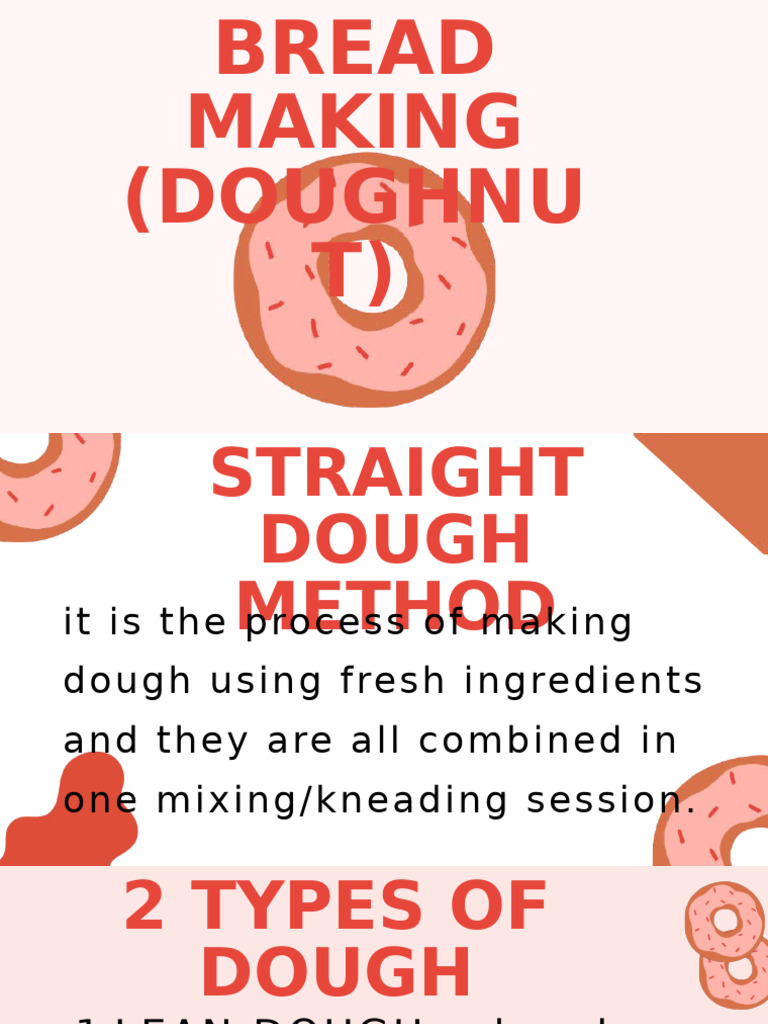 Bread Making (Doughnut) - Demo | PDF
