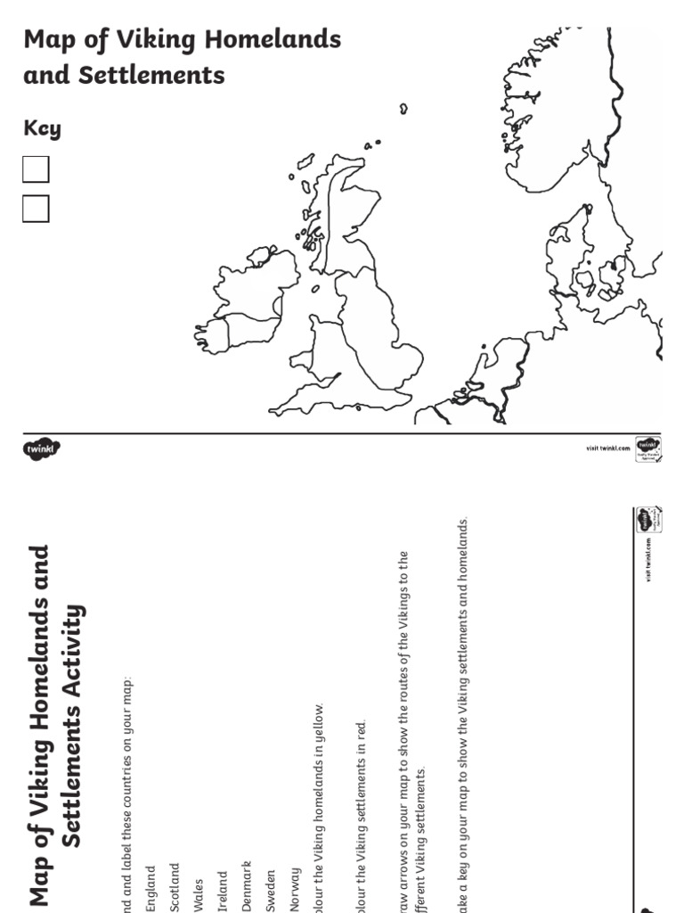 T T 289765 Viking Invasion Map Activity Ver 1 | PDF