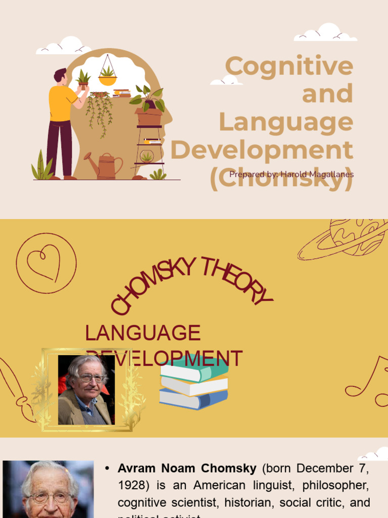 Lesson 3.3 Cognitive and Language Development (Chomsky) | PDF ...