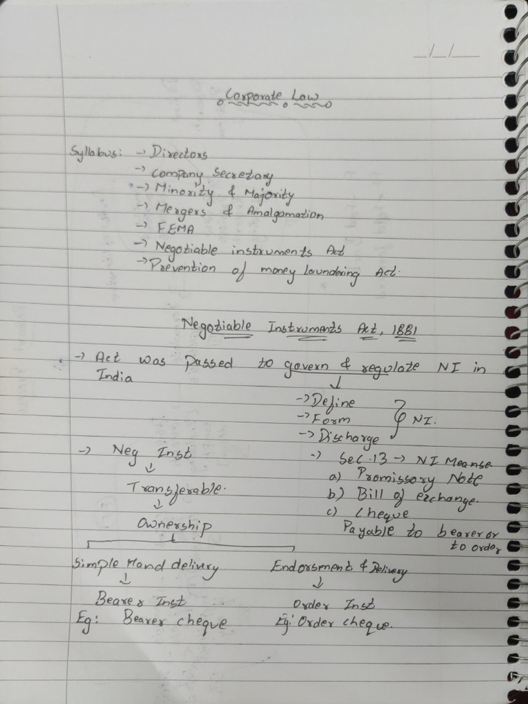 Law Notes Mid Sem | PDF