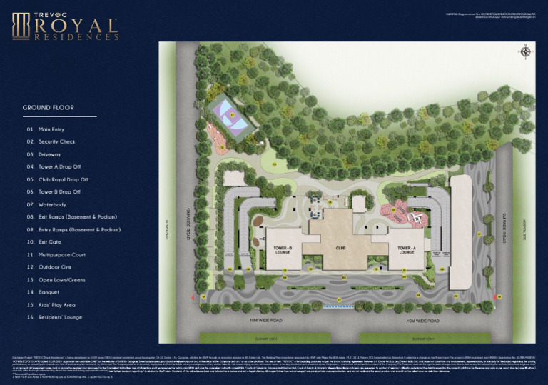 Ground Floor Amenities of TREVOC Royal Residences | PDF