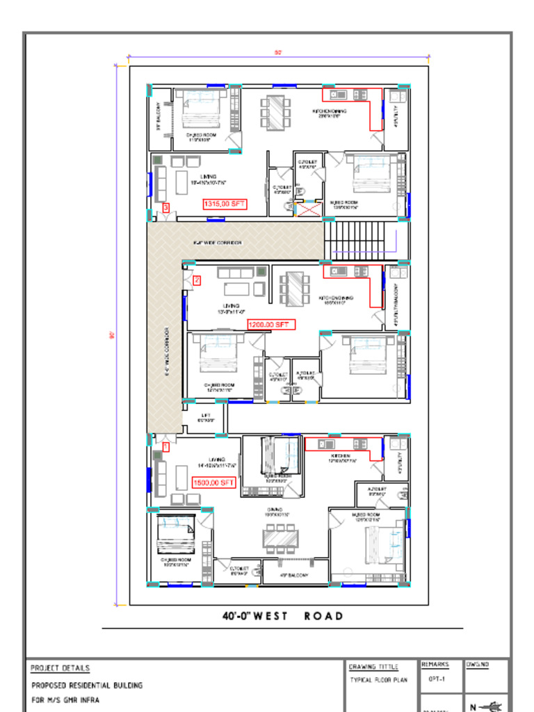 50x90 GMR Infra Floor Plan & Parking | PDF