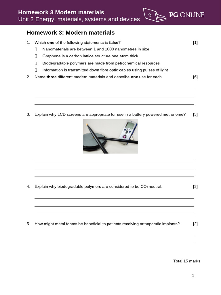 8552 Unit 2 Homework 3 | PDF