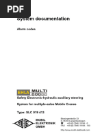 Fassi Error Codes | PDF | Electrical Engineering | Computer Engineering