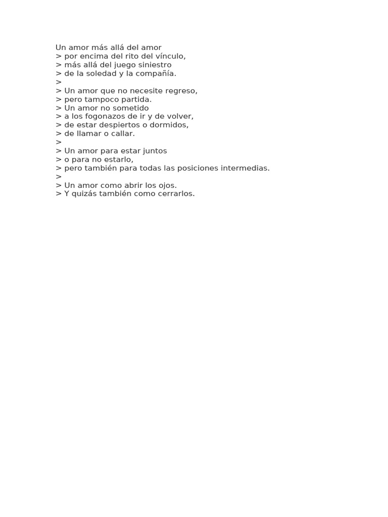 Un Amor Más Allá Del Amor | PDF