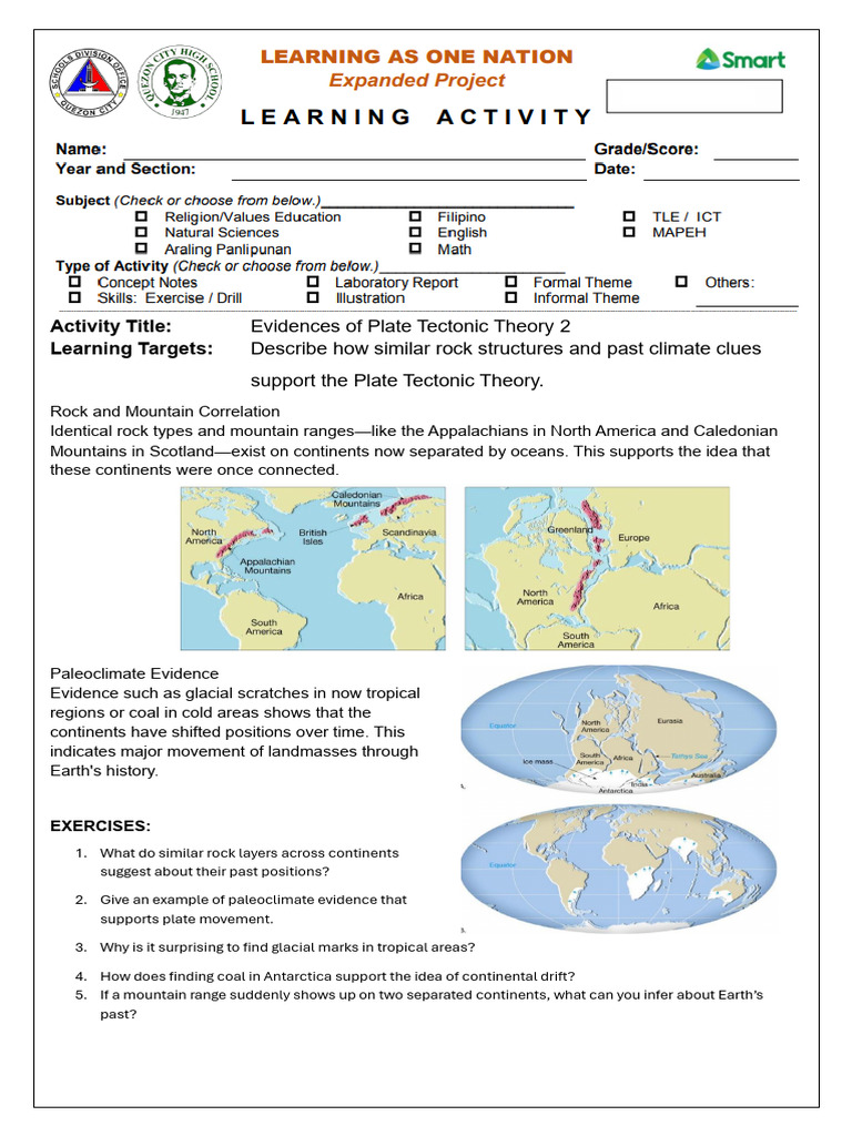 Tectonic Plates Part 2 | PDF