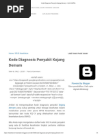 Kode Icd 10 Sering Muncul (Uptd Puskesmas Patek) | PDF