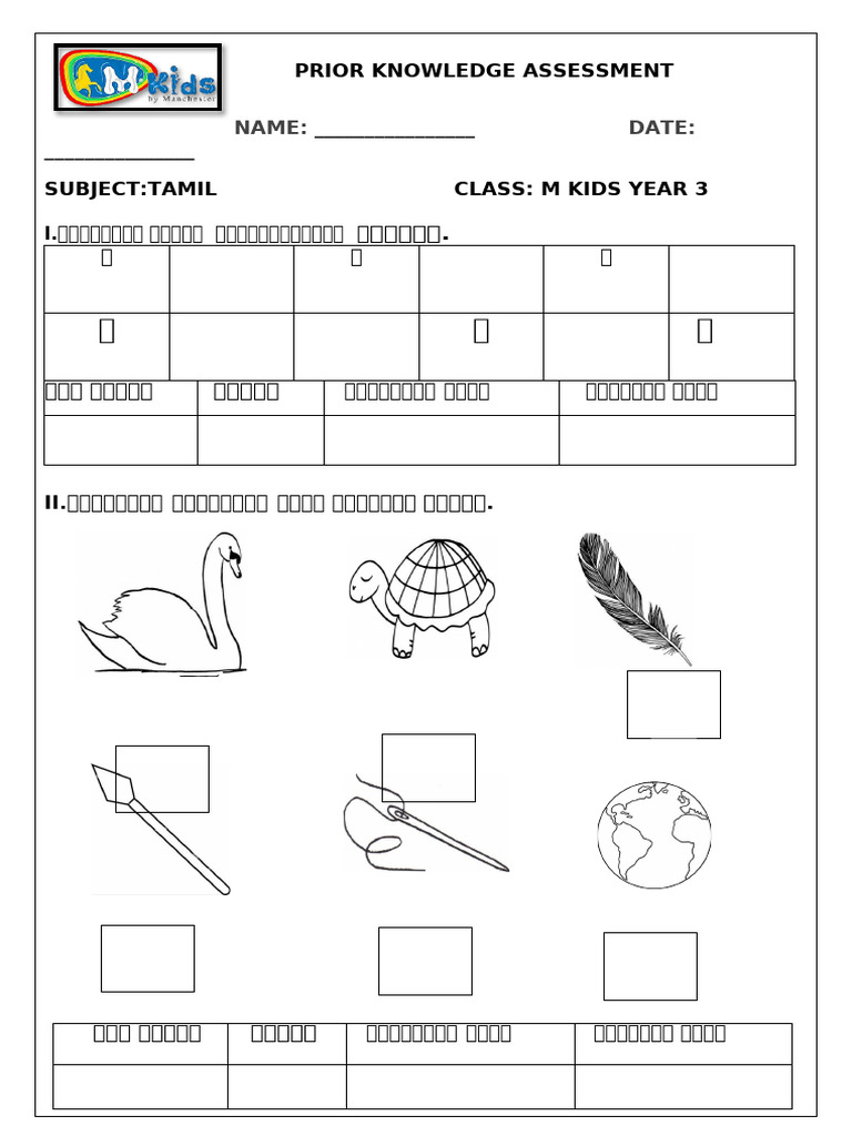 LKG Prior Knowledge Assessment | PDF