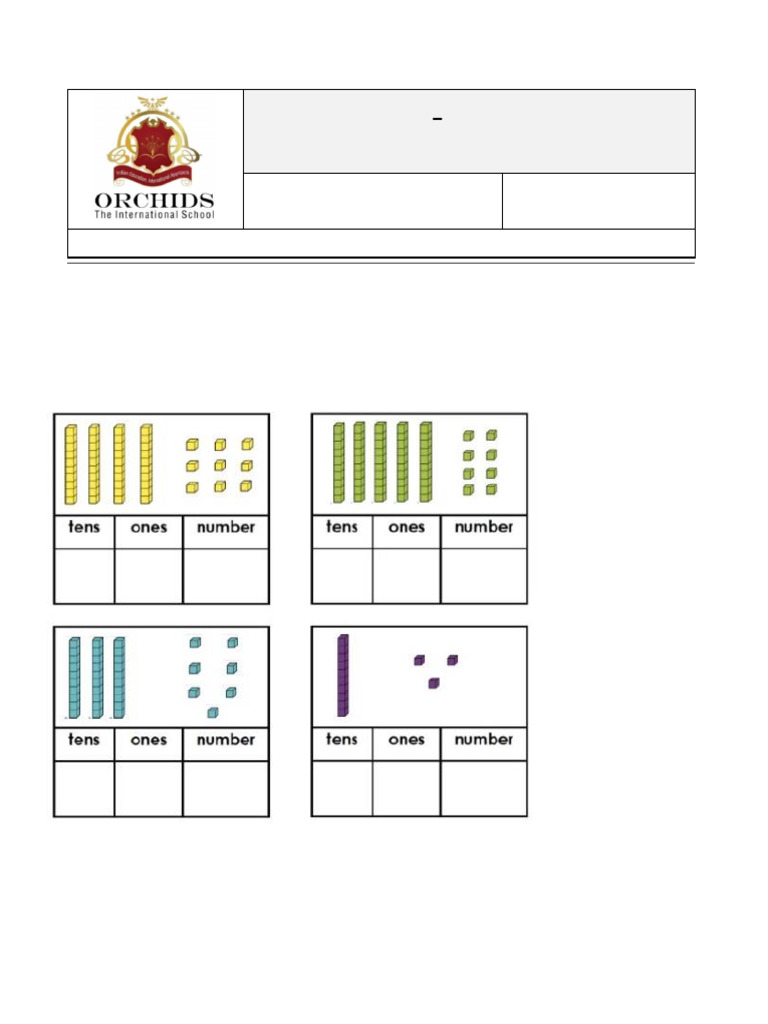 Grade 1 Math Question Bank | PDF