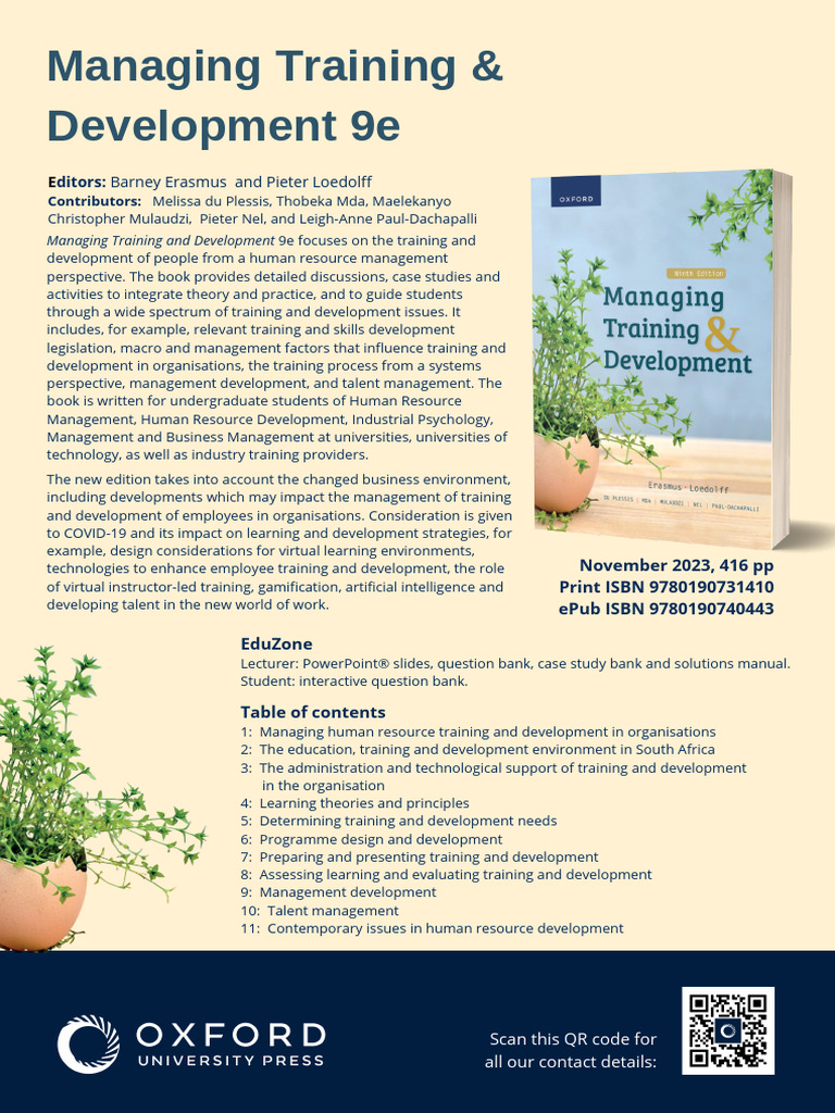 Managing Training and Development 9th Ed. | PDF | Behavior Modification ...