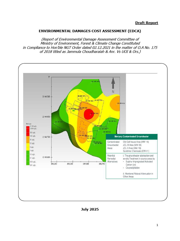 Environmental Damage Cost Assessment Report | PDF | Environmental Law ...