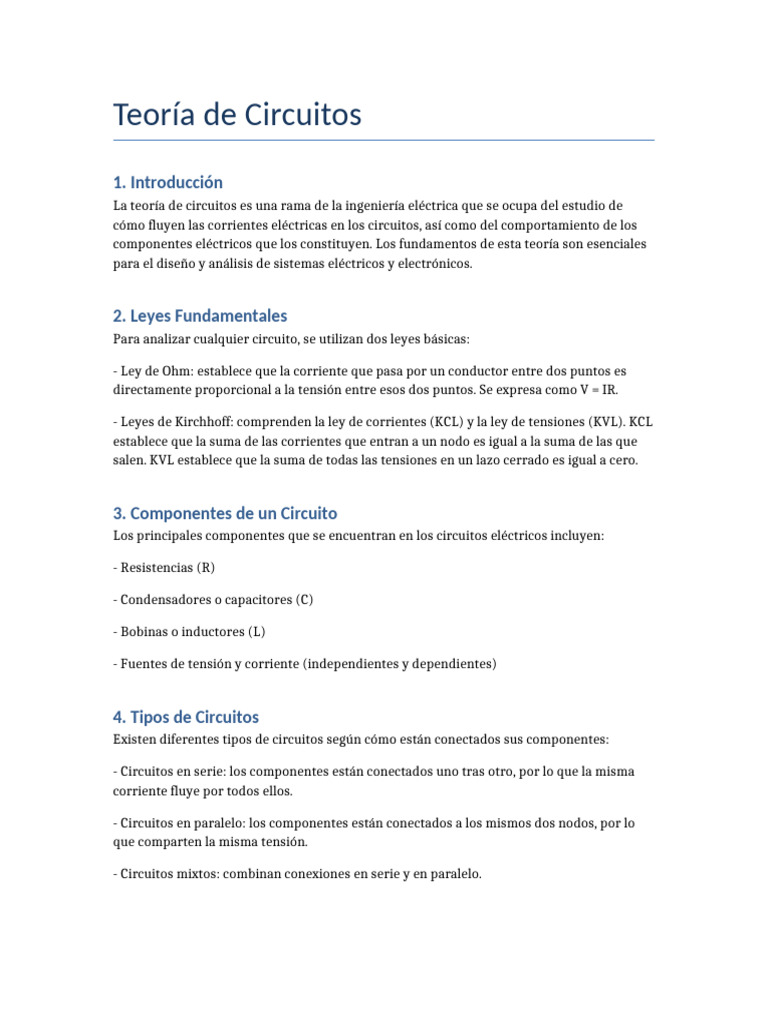 Teoria_de_Circuitos | PDF