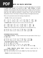 Tonic Sol-fa Notation Guide | PDF | Scale (Music) | Musicology