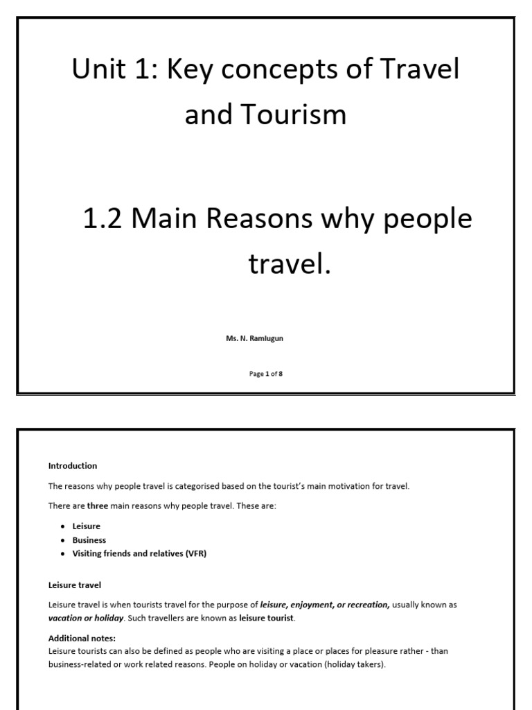 Understanding Leisure Travel Motivations | PDF | Incentive | Tourism