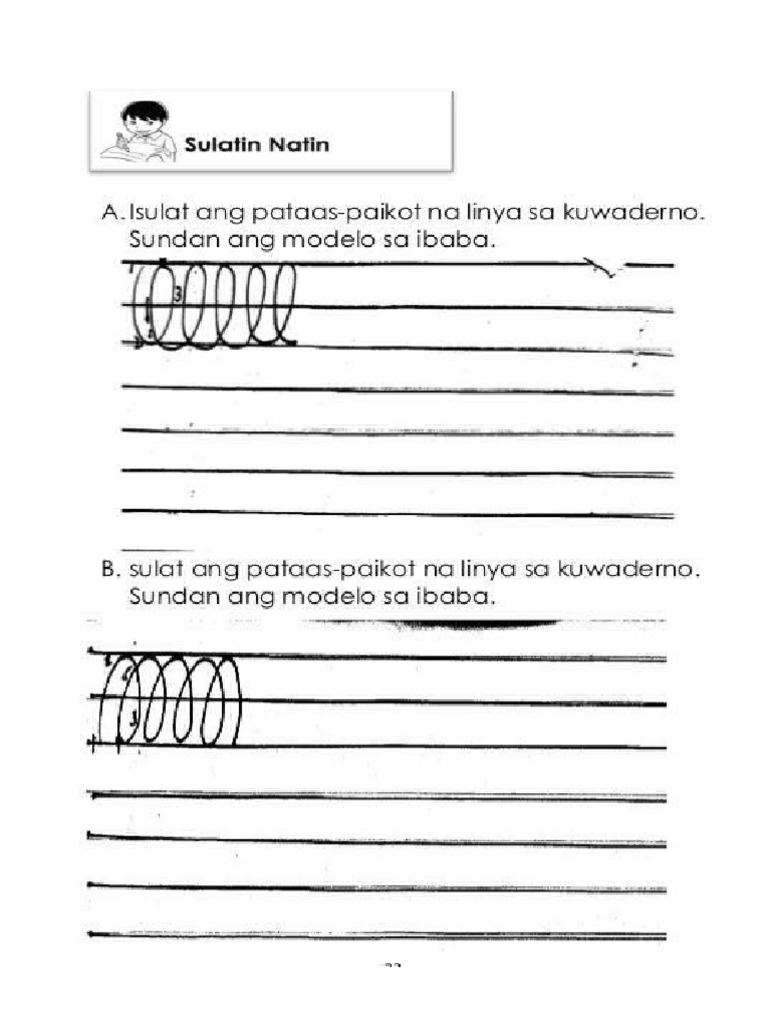 Work Sheet in Cursive Writing | PDF