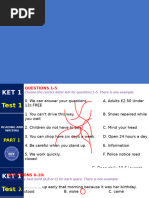 Key English Test - Reading and Writing Part 1-7 - Englishrevealed | PDF