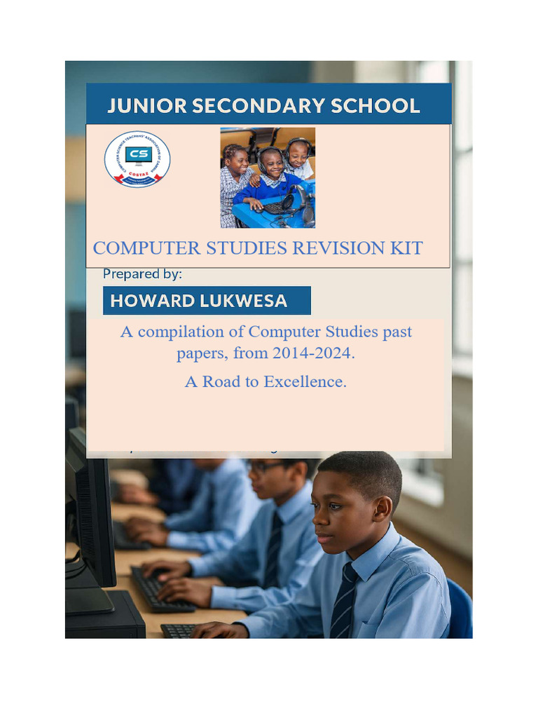 COMPUTER STUDIES REVISION KIT- JUNIOR SECONDARY | PDF