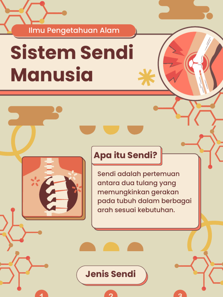 Sistem Sendi Manusia Presentasi Pendidikan Oren Dan Kuning Simpel | PDF