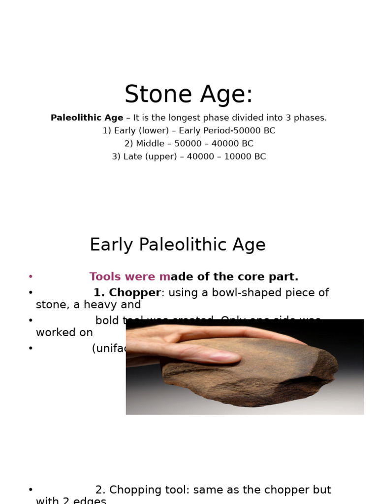 3rd PPTy Stone Age | PDF