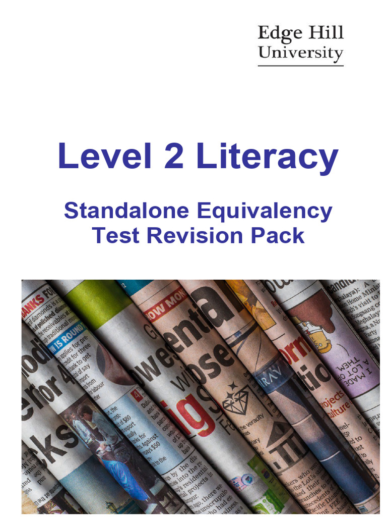 STANDALONE-Literacy-Level-2-Revision-Pack-Series-A-ACCESSIBLE-1 | PDF ...
