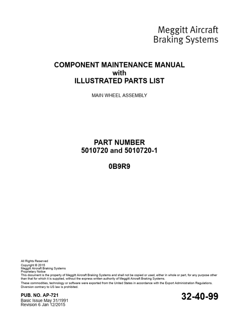Ml-B-400a-400 - CMM 32-40-99 Main Wheel Assy pn-5010720 | PDF