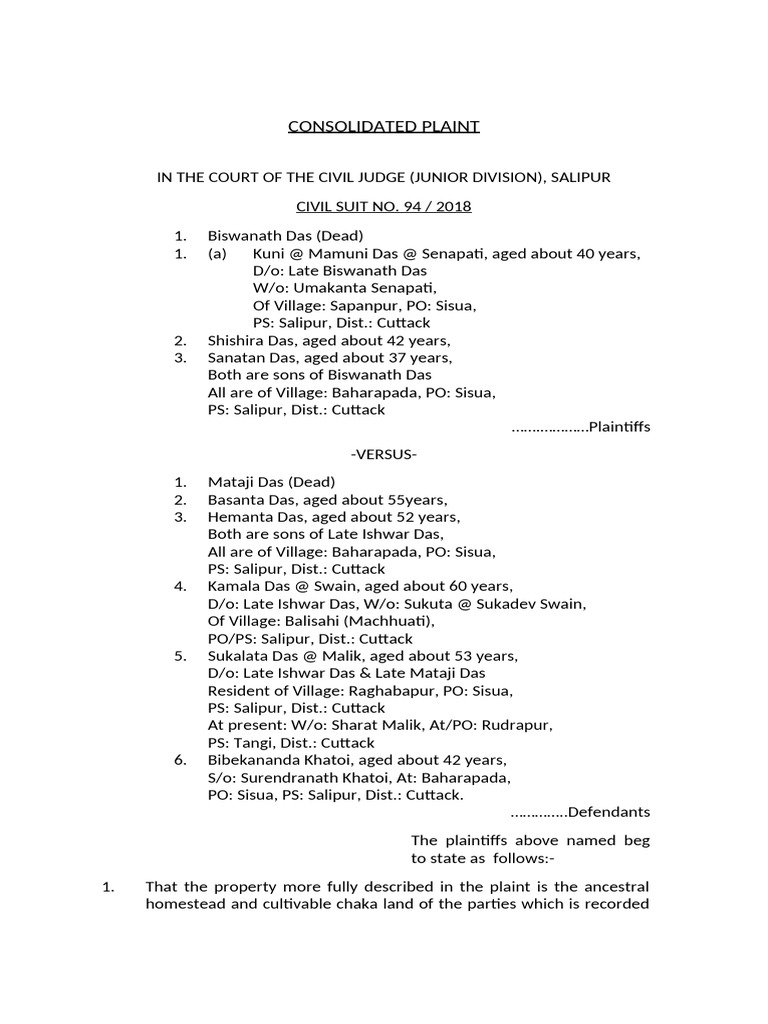 CS Biswanath Das COnsolidated 2 | PDF | Justice | Crime & Violence