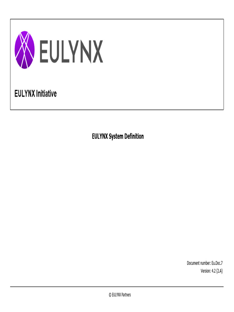 EULYNX System Architecture Overview | PDF | System | Interface (Computing)