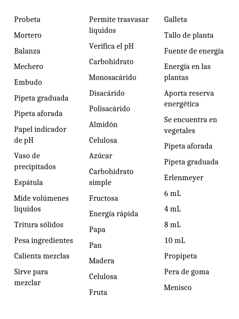 Repaso Temas Vistos | PDF | Carbohidratos | Biotecnología