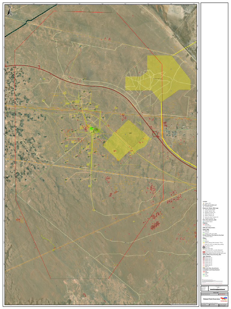 Ratawi Overview Map For Drilling | PDF | Cartography | Geographical ...
