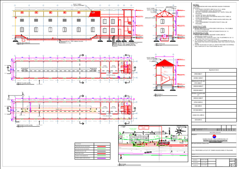MRVC Palghar Tower Wagon Shed Revised 06-01-22 Model | PDF | Structural ...