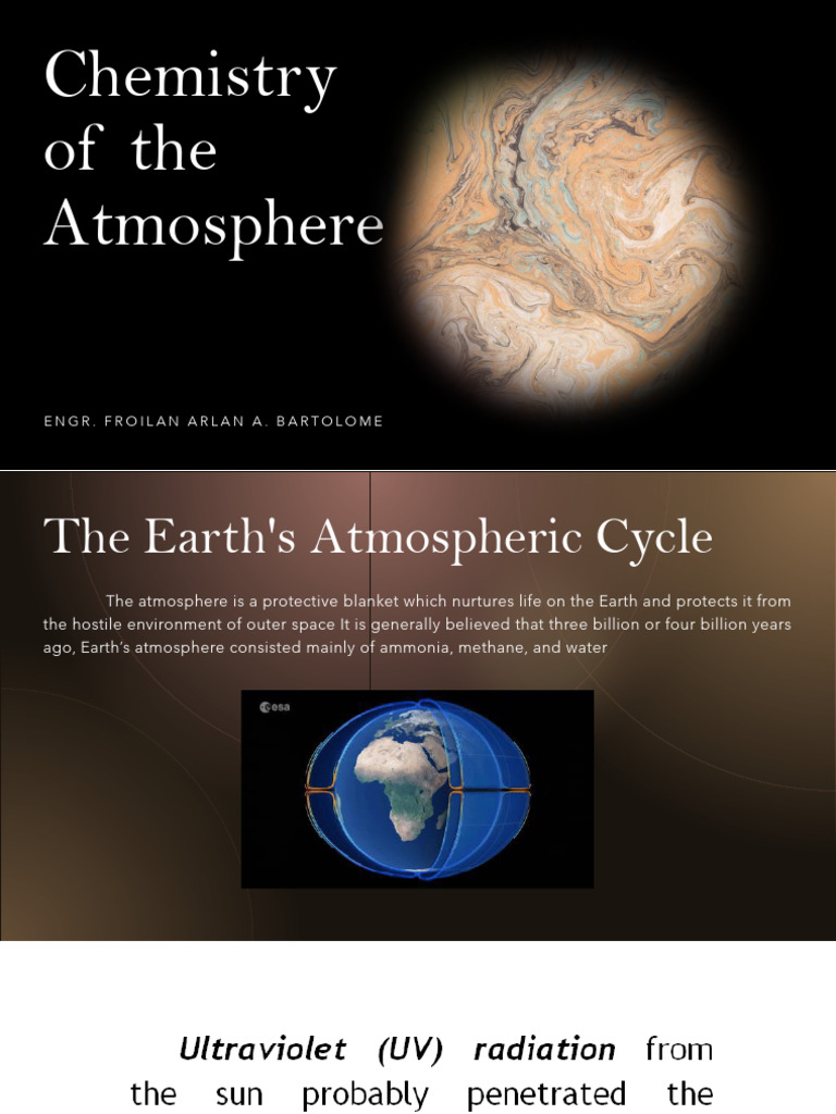 Chemistry of The Atmosphere | PDF | Atmosphere Of Earth | Atmosphere