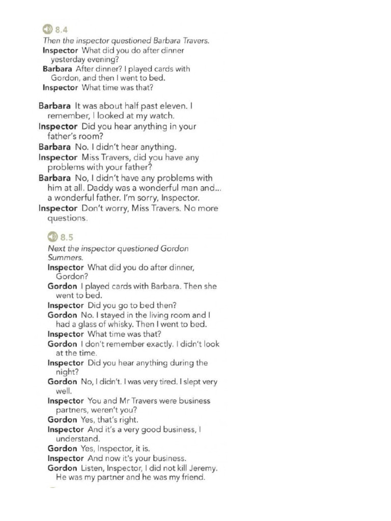 Transcript-A Murder Mystery | PDF