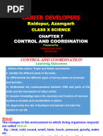 Class 10 Science - Biology Chapter 2 Control and Coordination | PDF | Nervous System | Central ...