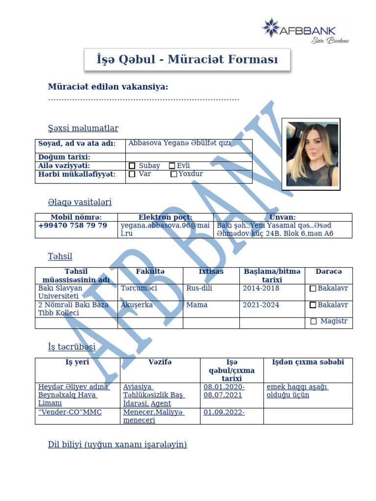 Ise - Qebul - Muraciet - Formasi 3 | PDF