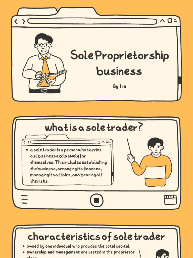 Characteristics of Sole Proprietorship | PDF | Sole Proprietorship ...