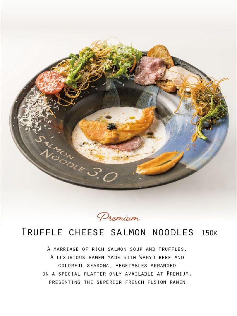 Salmon Noodle Menu | PDF