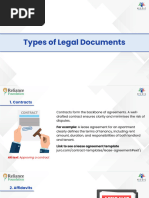 List of Legal Documents in India | PDF | Deed | Non Disclosure Agreement