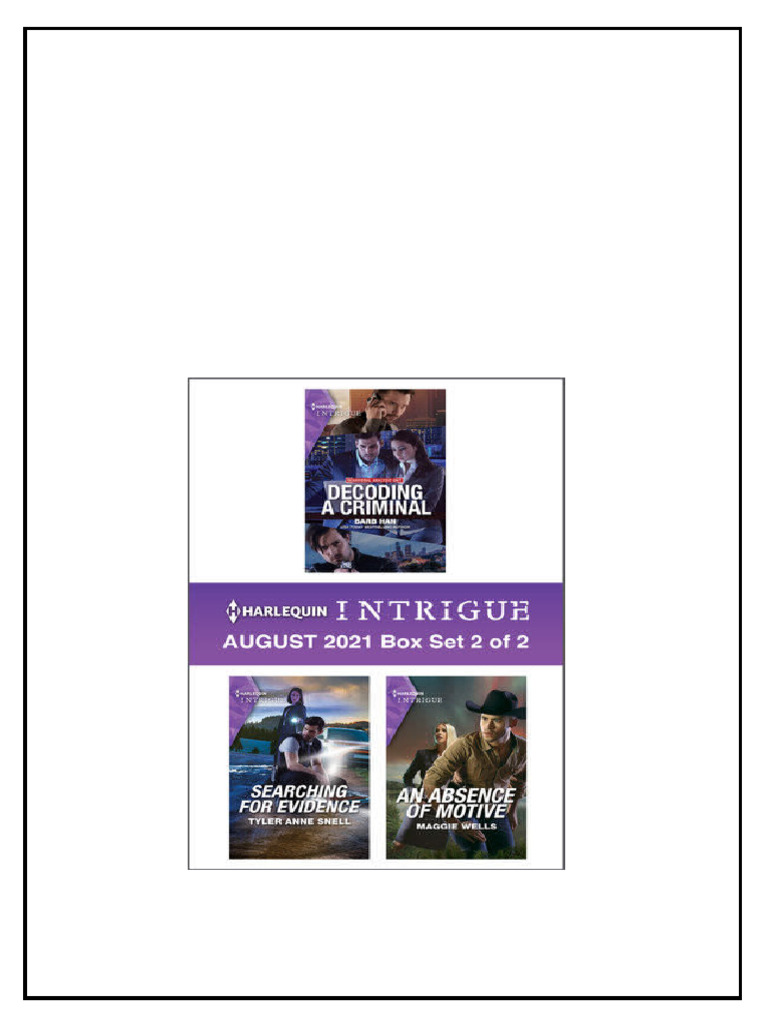 Harlequin Intrigue August 2021box Set 2 of 2 Barb Han Tyler Anne Snell ...