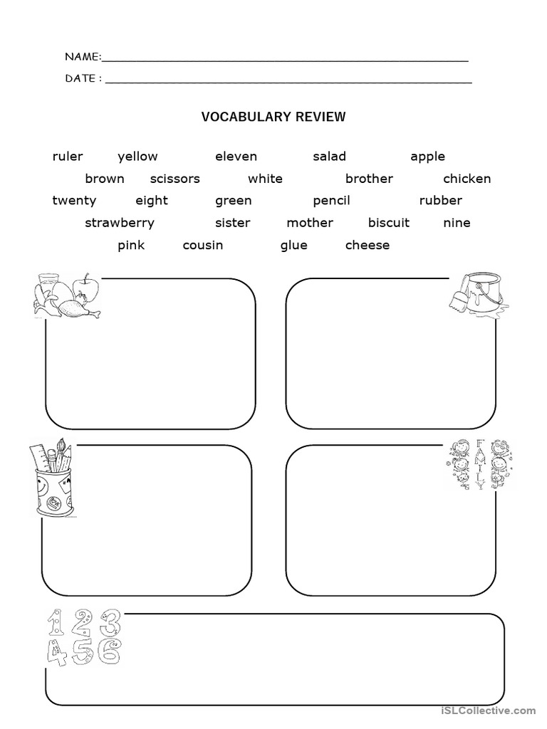 Vocabulary Review | PDF