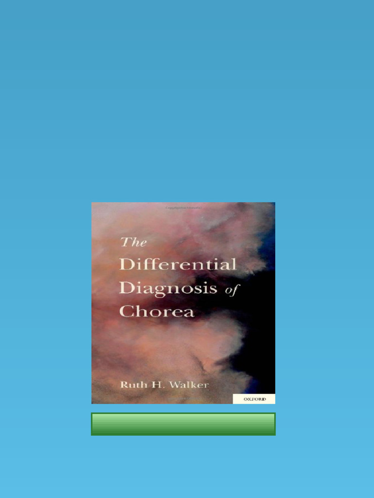 (Ebook) The Differential Diagnosis of Chorea by Ruth H. Walker ISBN 9780195393514, 0195393511 ...