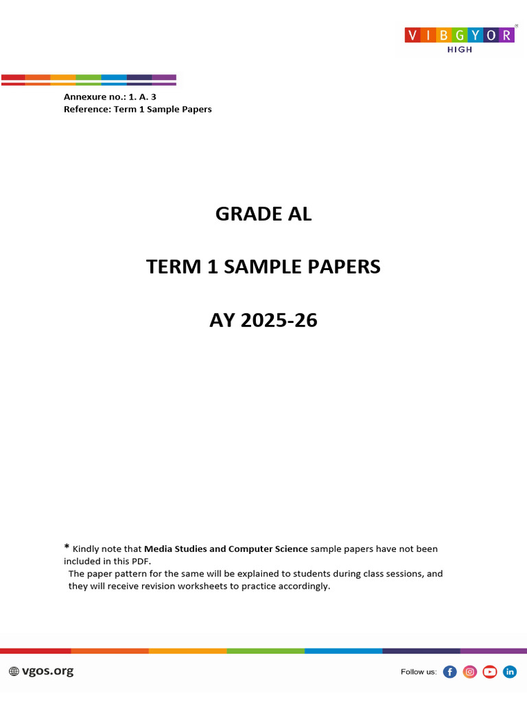 AL Level Sample Papers All Subjects | PDF | Ph | Electrochemistry