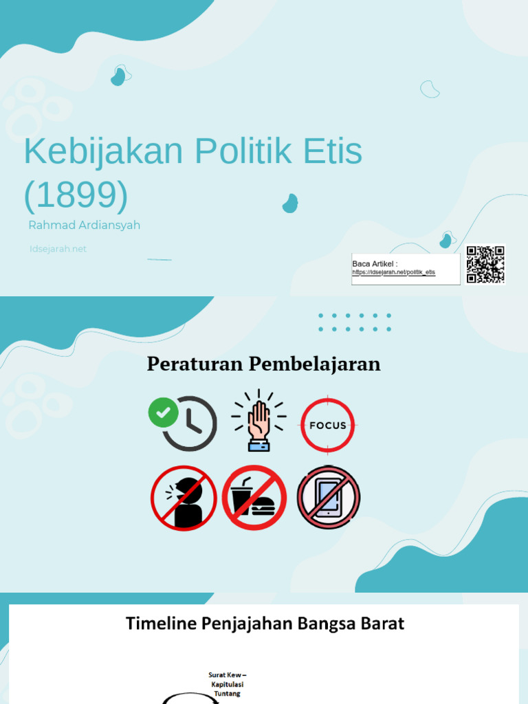 Kebijakan Politik Etis di Hindia Belanda | PDF