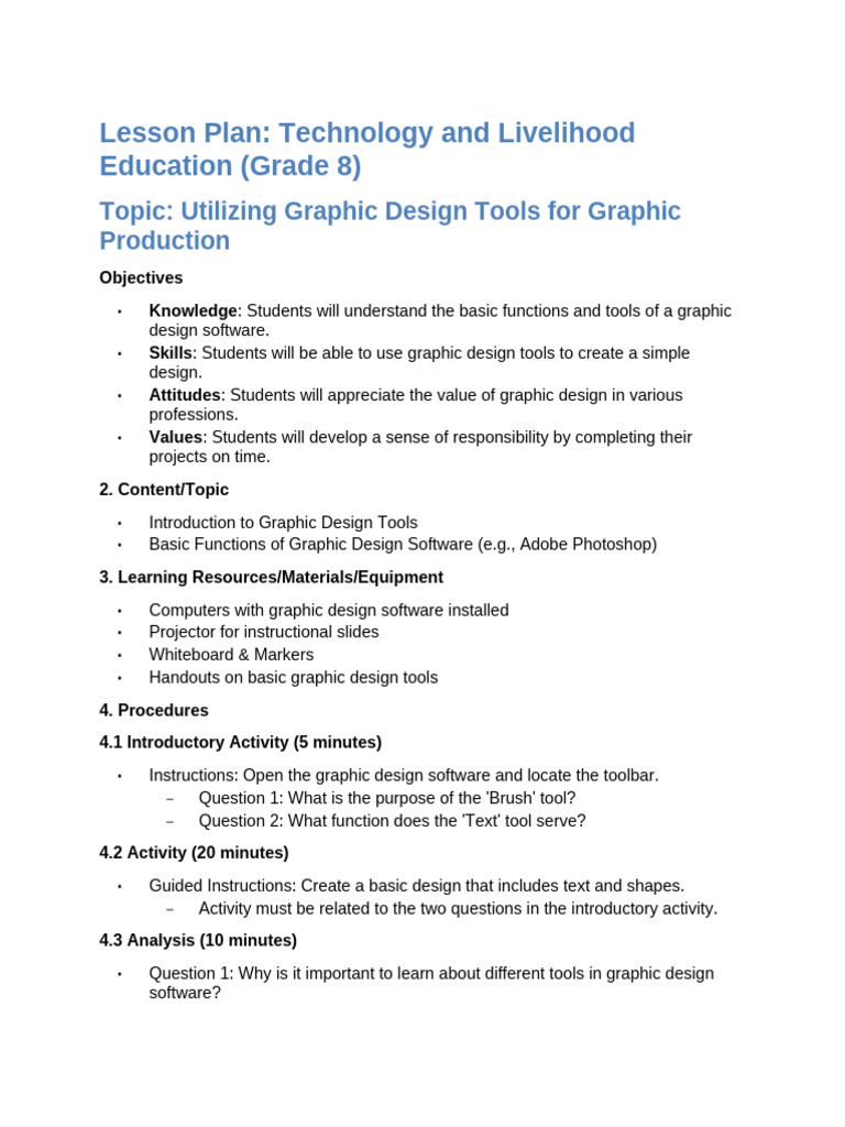 Utilizing Graphic Design Tools For Graphic Production | PDF | Graphic ...