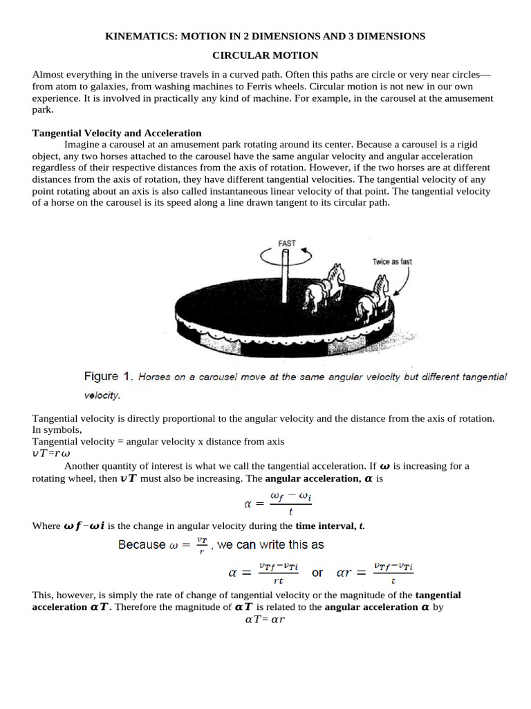 Understanding Circular and Projectile Motion | PDF | Acceleration ...