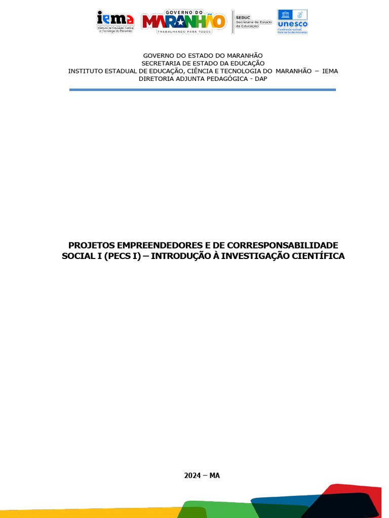 PECS I: Introdução à Investigação Científica | PDF | Science | Método ...